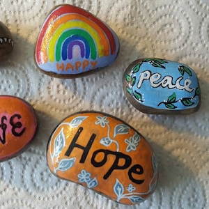 Kindness Painted Stone - Etsy