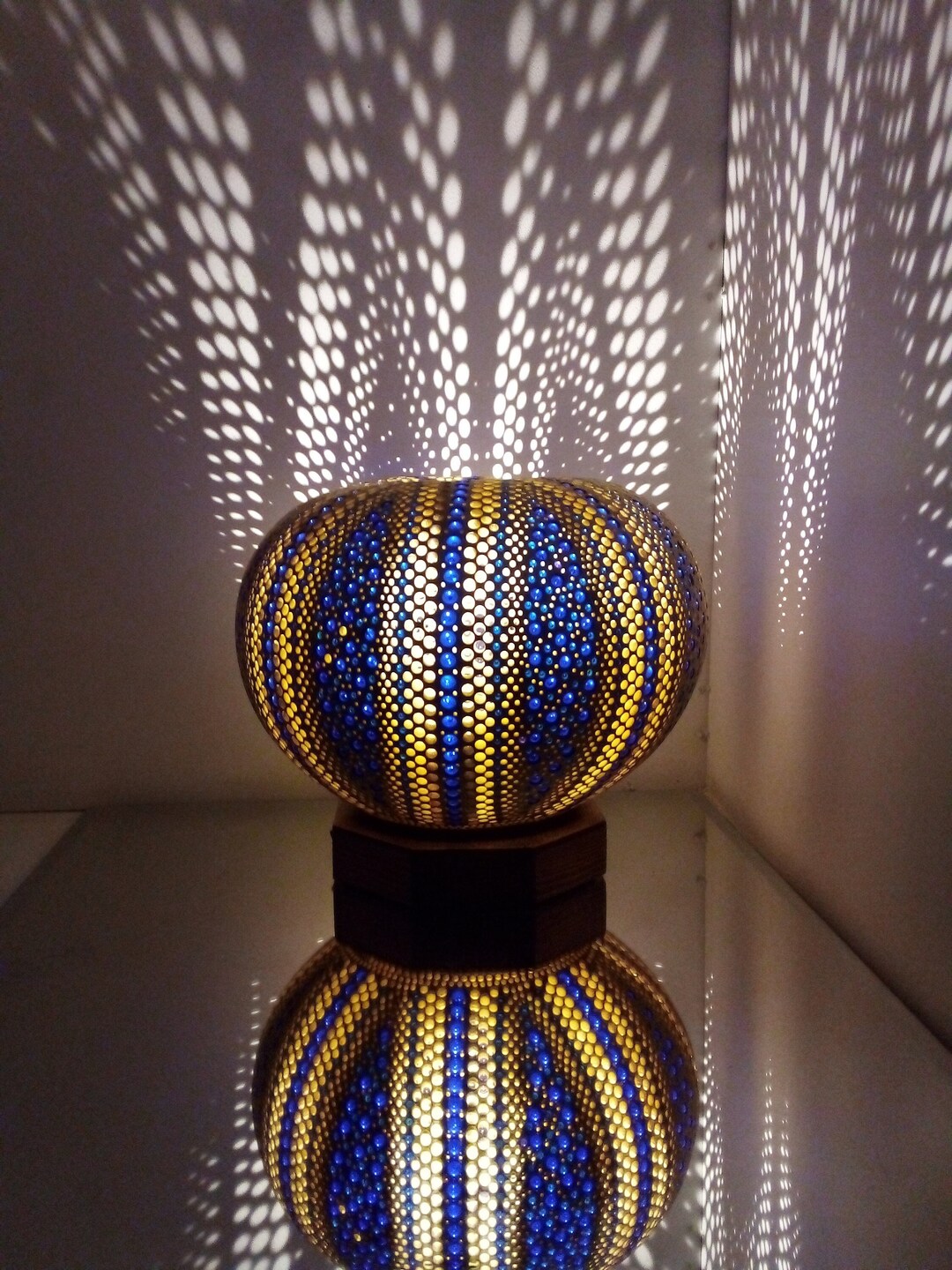 Blue Balloon Turkish Gourd Lamp Calabash Housewarming Birthday Gift ...