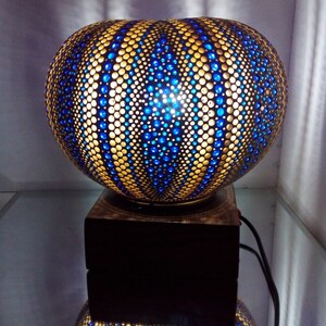 Blue Balloon Turkish Gourd Lamp Calabash Housewarming Birthday Gift ...