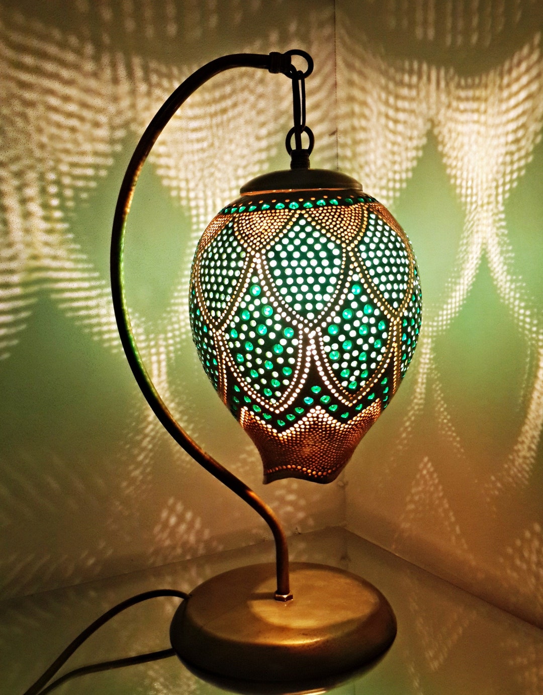 Green Tulip Handmade Gourd Lamp Calabash Housewarming Gift Ideas ...