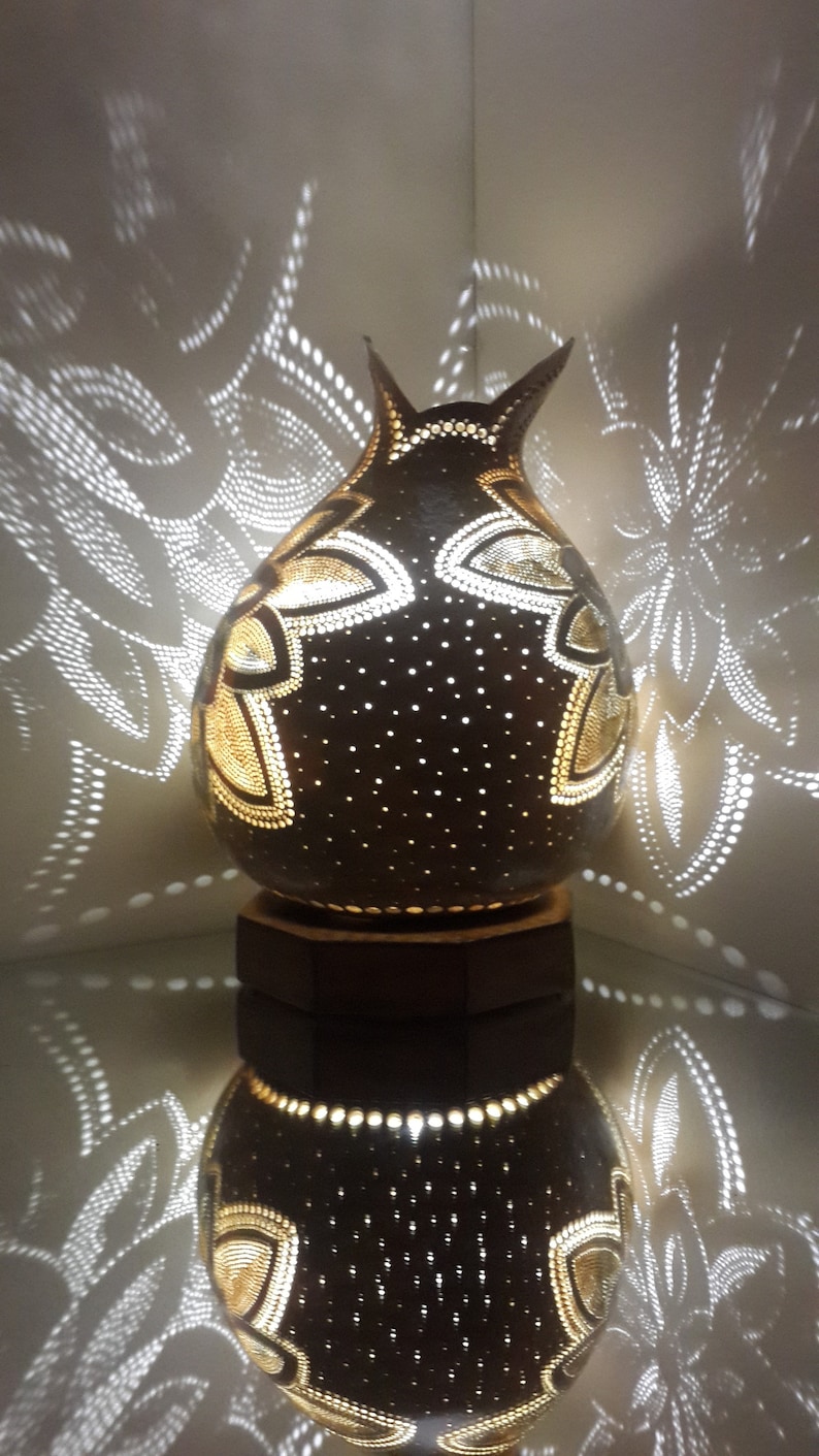 Star Flower Handmade Gourd Lamp Calabash Housewarming Gift - Etsy