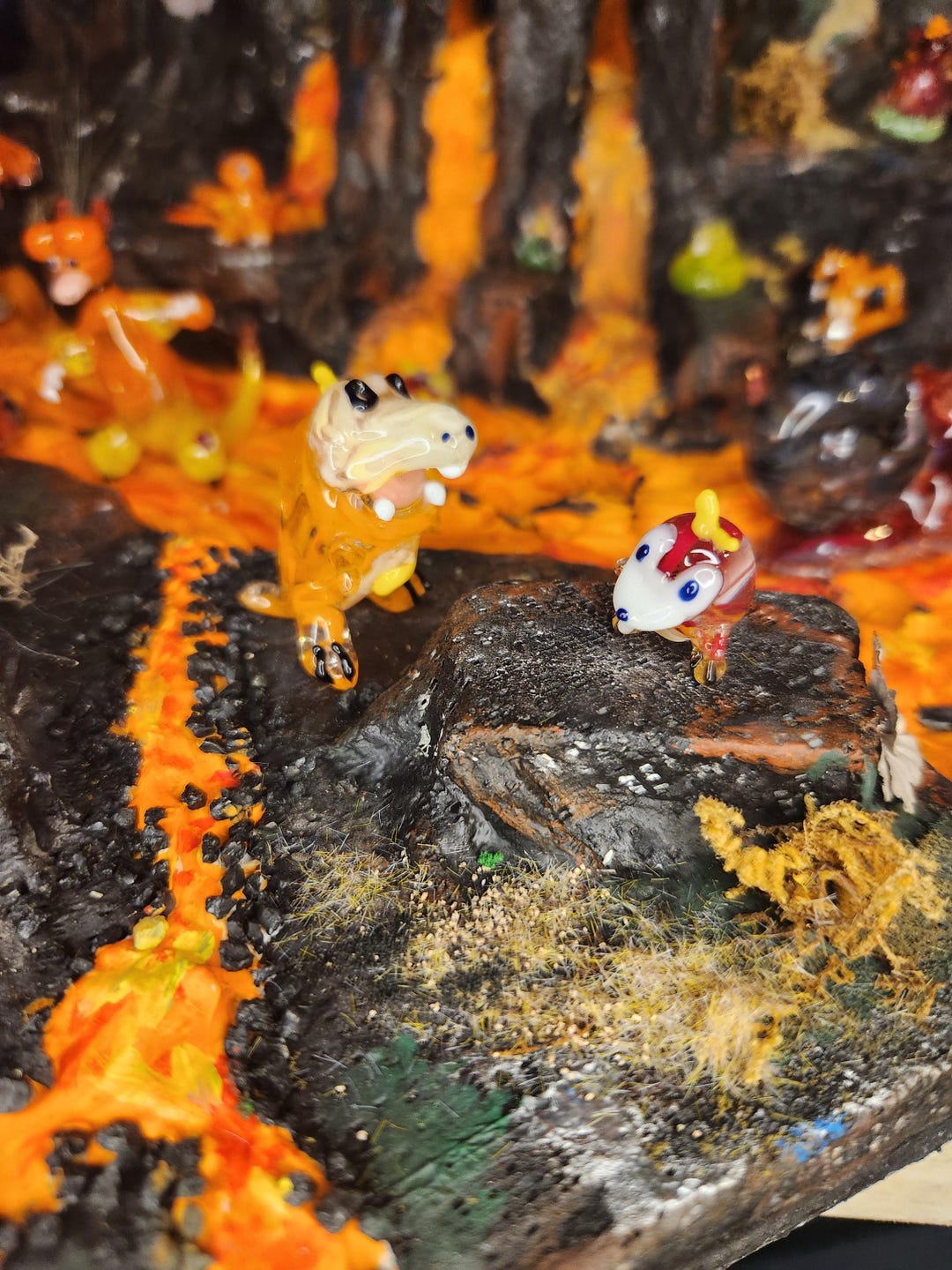 Glass Pokémon, Fire Type, Gen 9 - Etsy