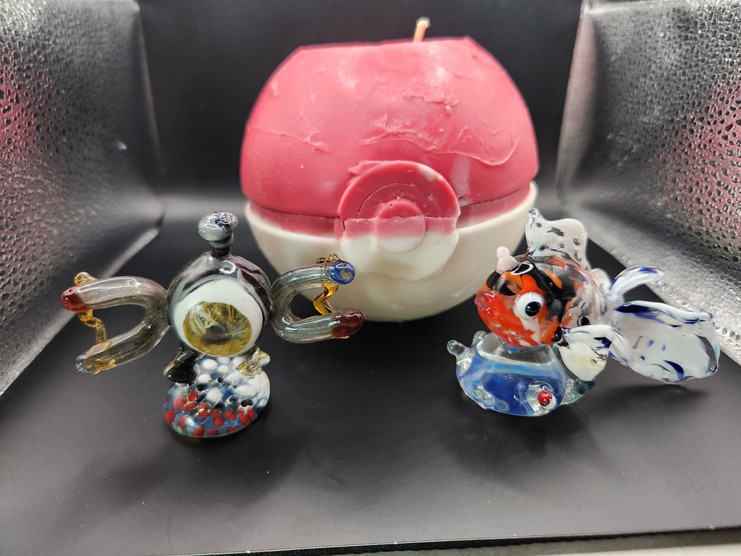 Glass Pokemon Mystery Candle large - Etsy