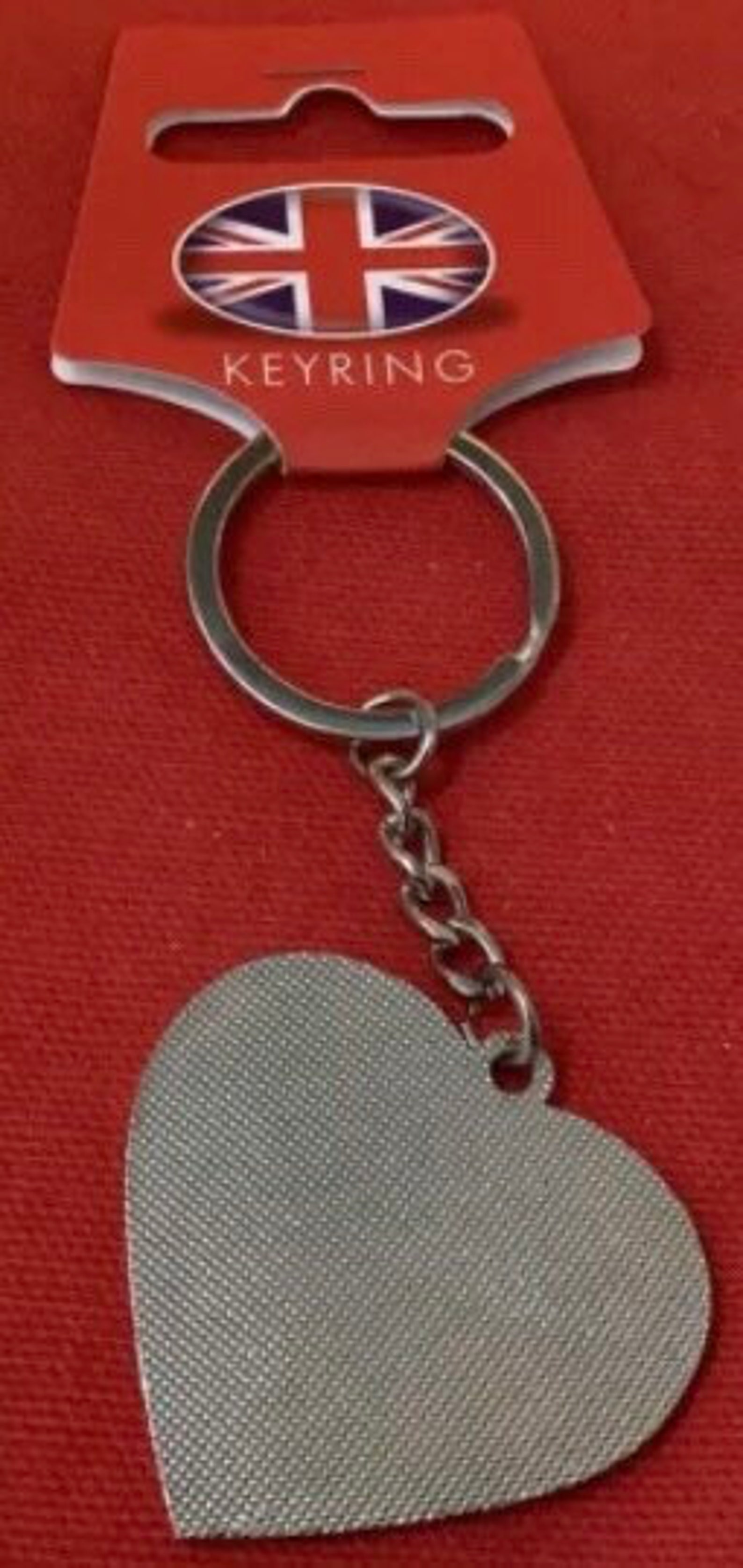Classic Retro Union Jack Keyring Love Heart London | Etsy