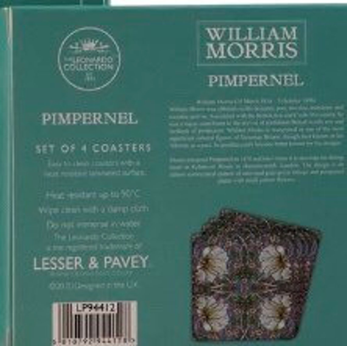 Most Charming Lesser & Pavey william Morris 4 X Pastel - Etsy UK