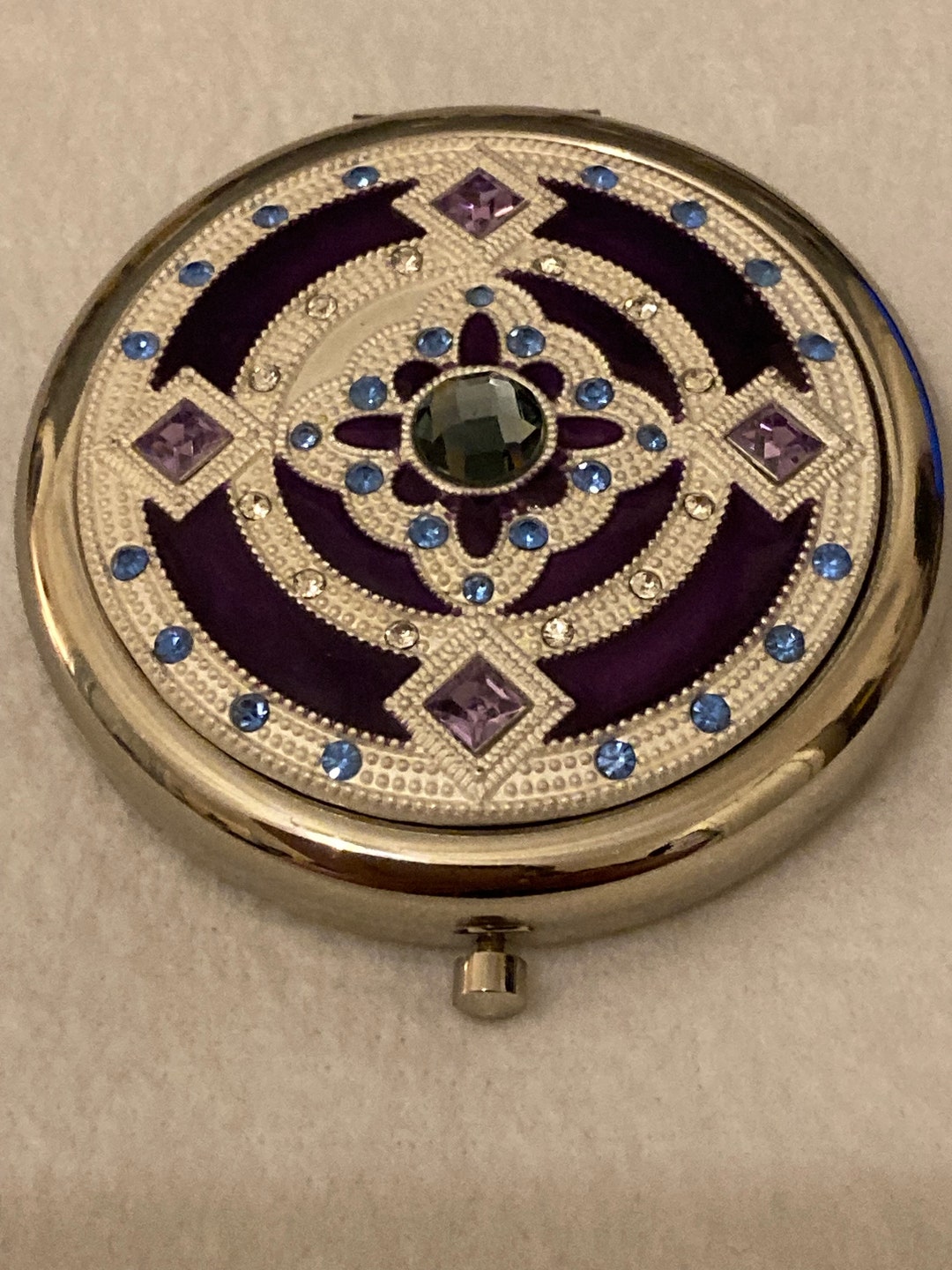 Stunning, Beautifully Crafted, Compact Double Mirror. Perfect Ladies ...