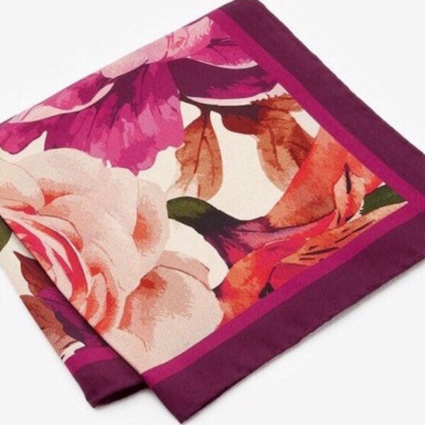 Pink Pocket Square - Etsy