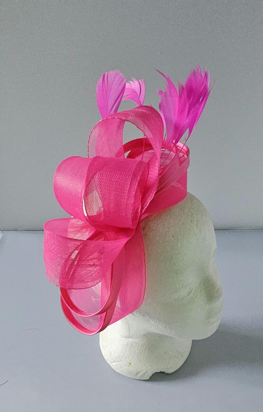New Hot Pink, Pink Colour Fascinator Hatinator With Band & Clip ...