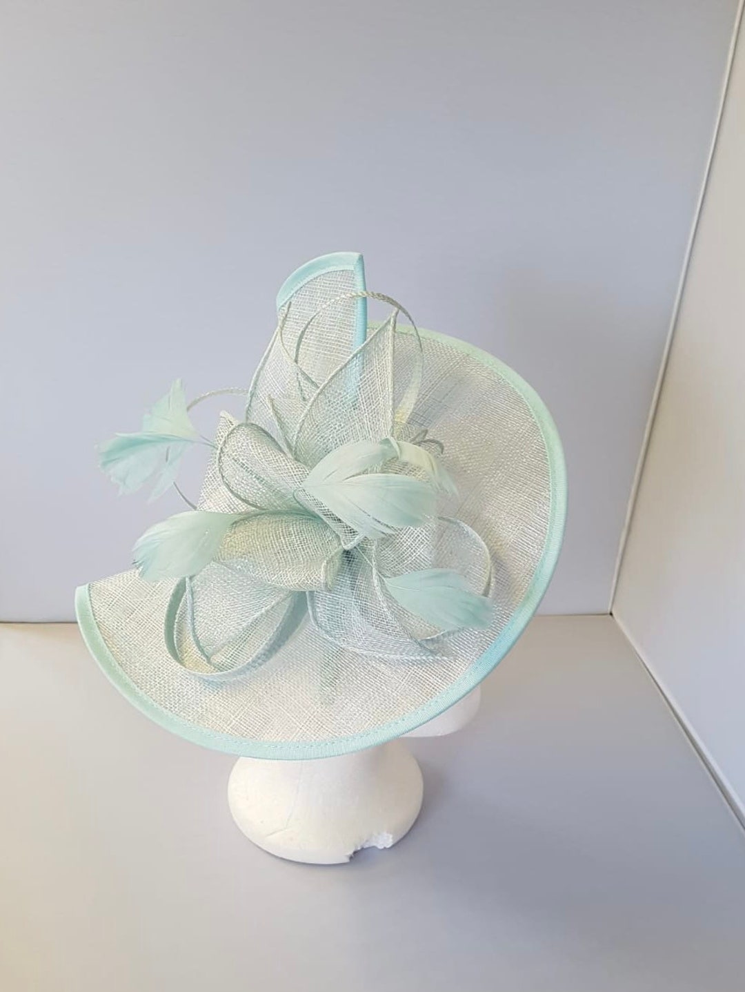 New Aqua Colour Fascinator Hatinator With Band & Clip With More Colors ...