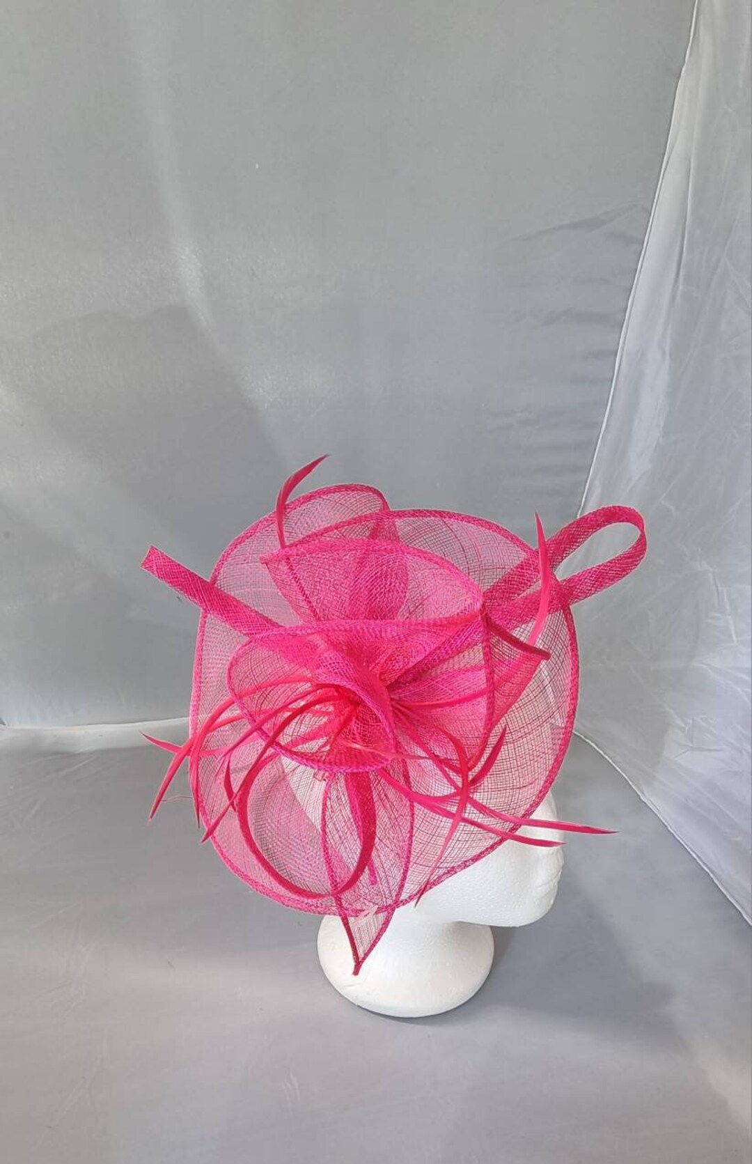 New Hot Pink Fascinator Hatinator With Band & Clip Weddings Races ...