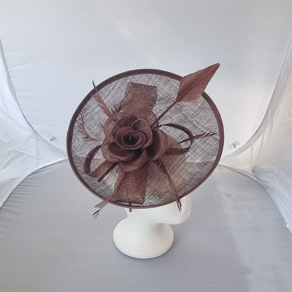Brown Fascinator - Etsy UK
