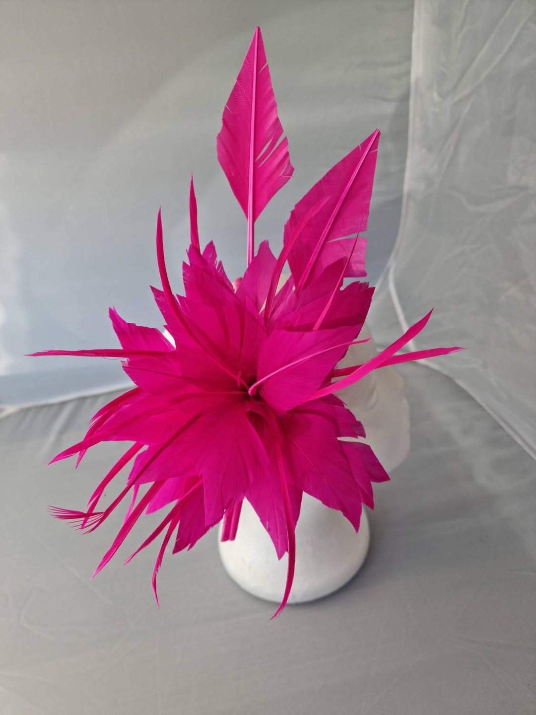 New Hot Pink Fascinator Hatinator With Band & Clip With More Colors ...