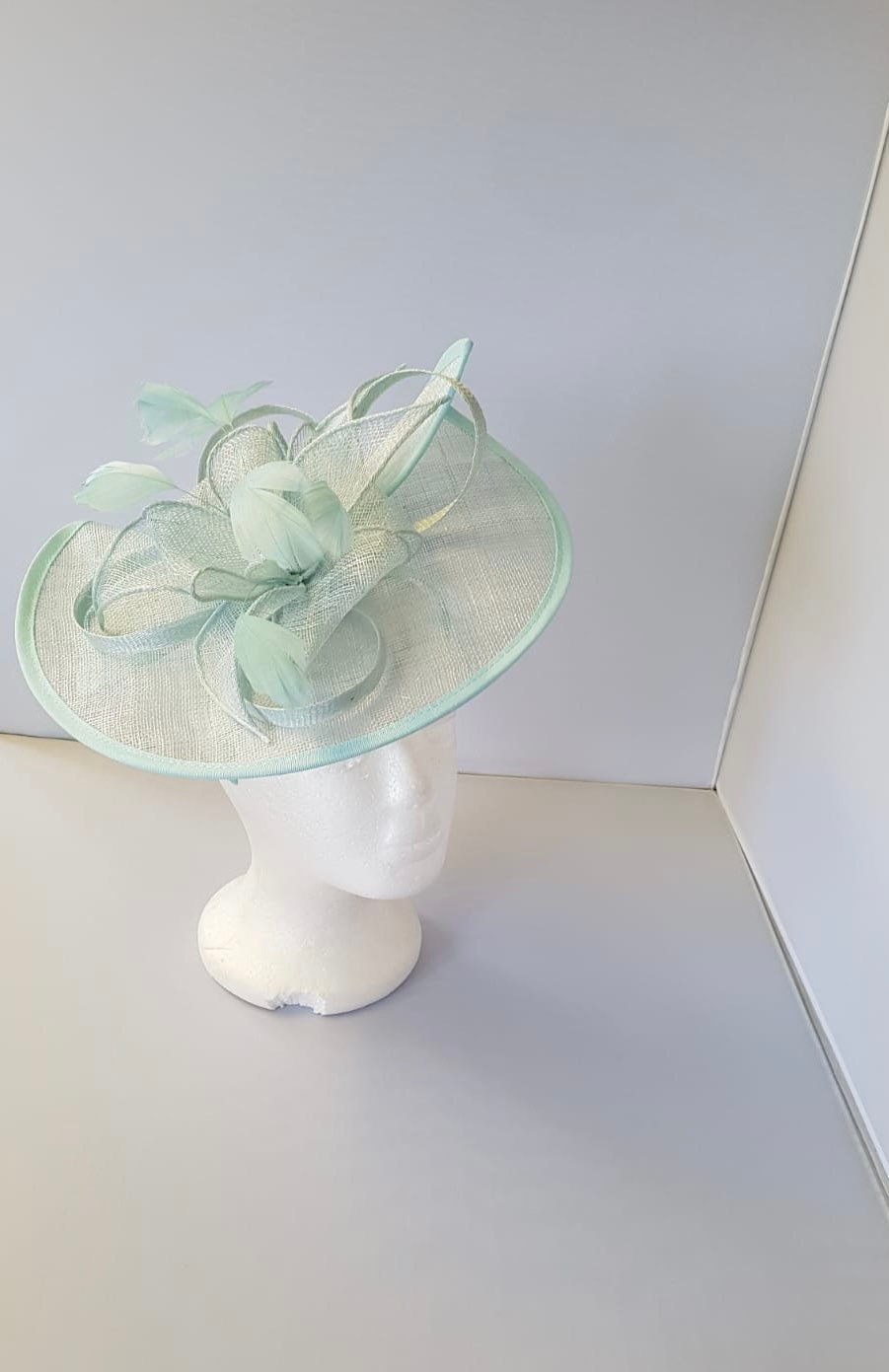 New Aqua Colour Fascinator Hatinator With Band & Clip With More Colors ...