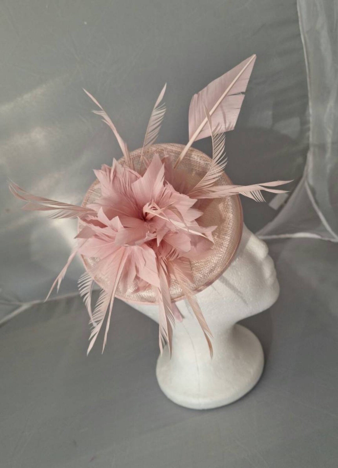 New Baby Pink Fascinator Hatinator With Band & Clip With More Colors ...