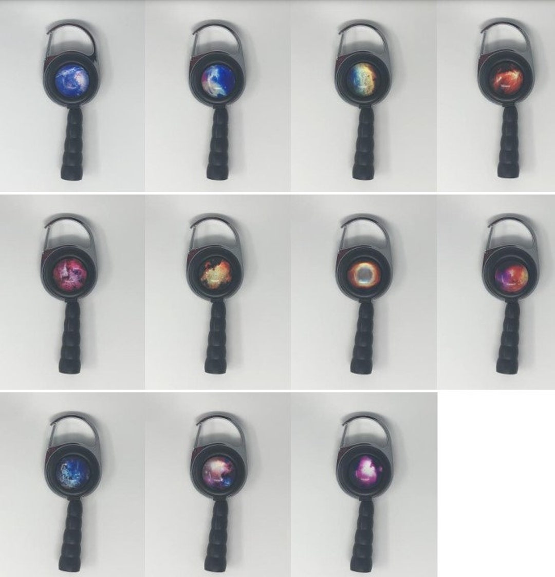 Galaxy Cabochon Carabiner Vape Pen Marker Holder Retractable Leash Clip ...