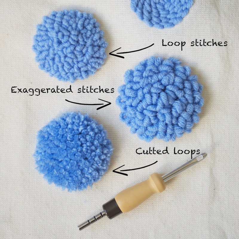 Yarn Punch Needle Pattern - Etsy