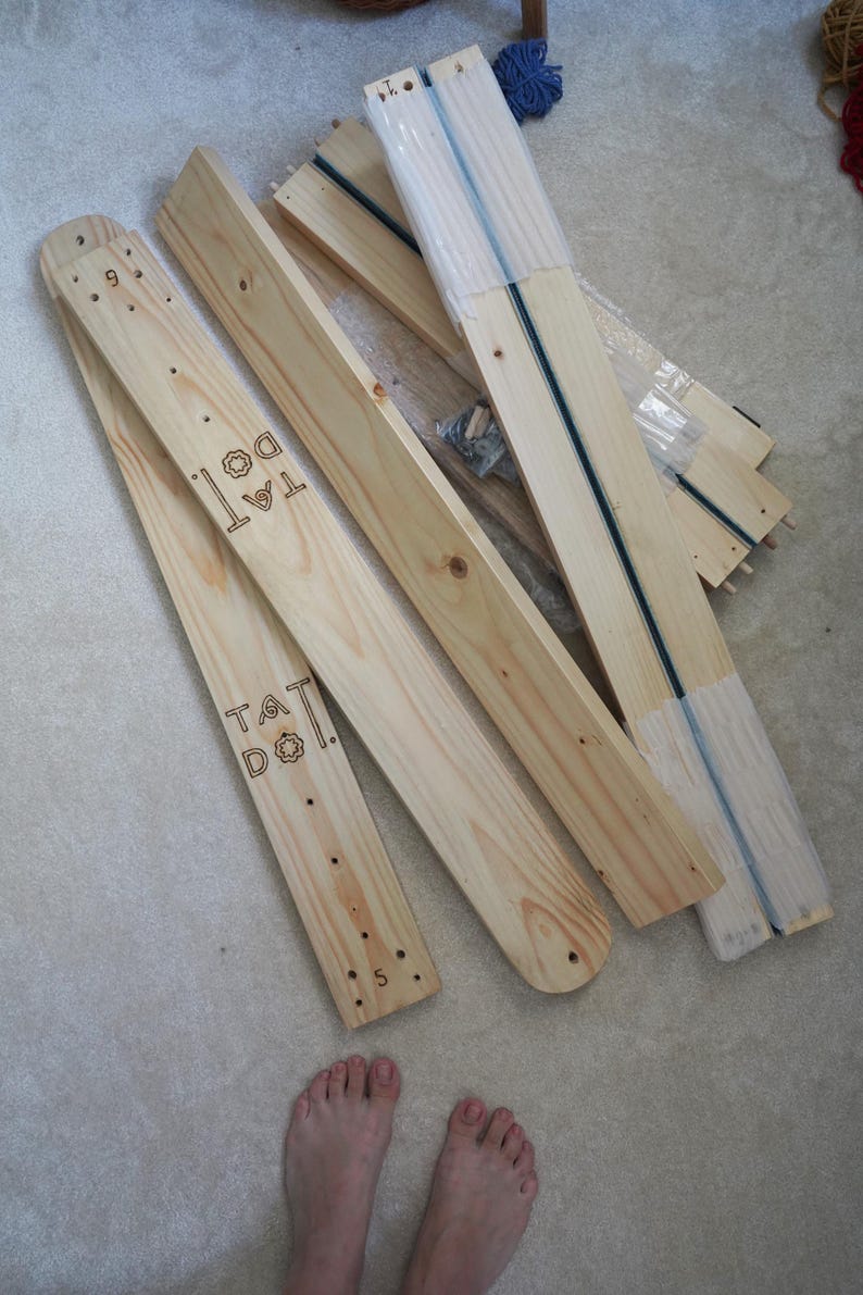 Rug Hooking Frame / Gripper Stand Frame for Punchneedle / Wooden Frame ...