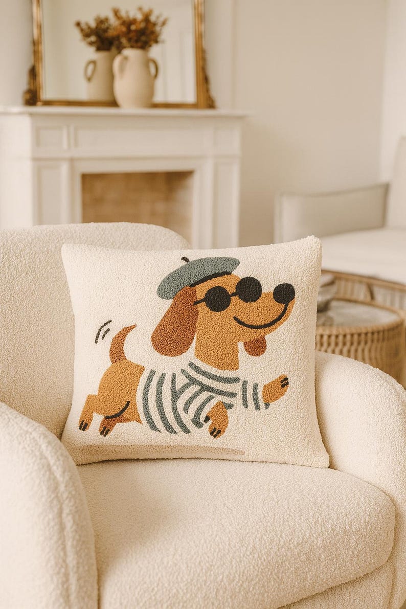 Dachshund Punch Needle Printable Pattern for Beginners / Instant ...