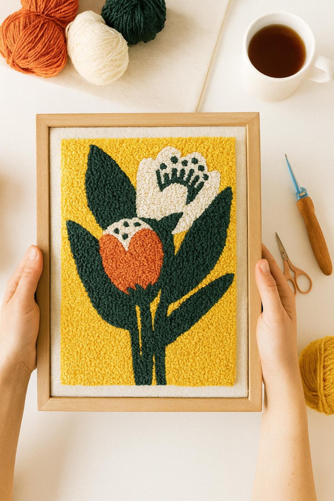Punch Needle Printable Pattern for Beginners / Instant Download ...