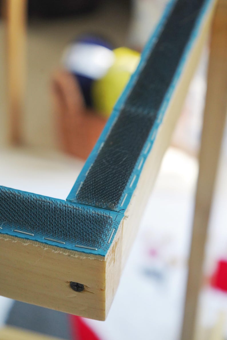 Rug Hooking Frame / Gripper Stand Frame for Punchneedle / Wooden Frame ...