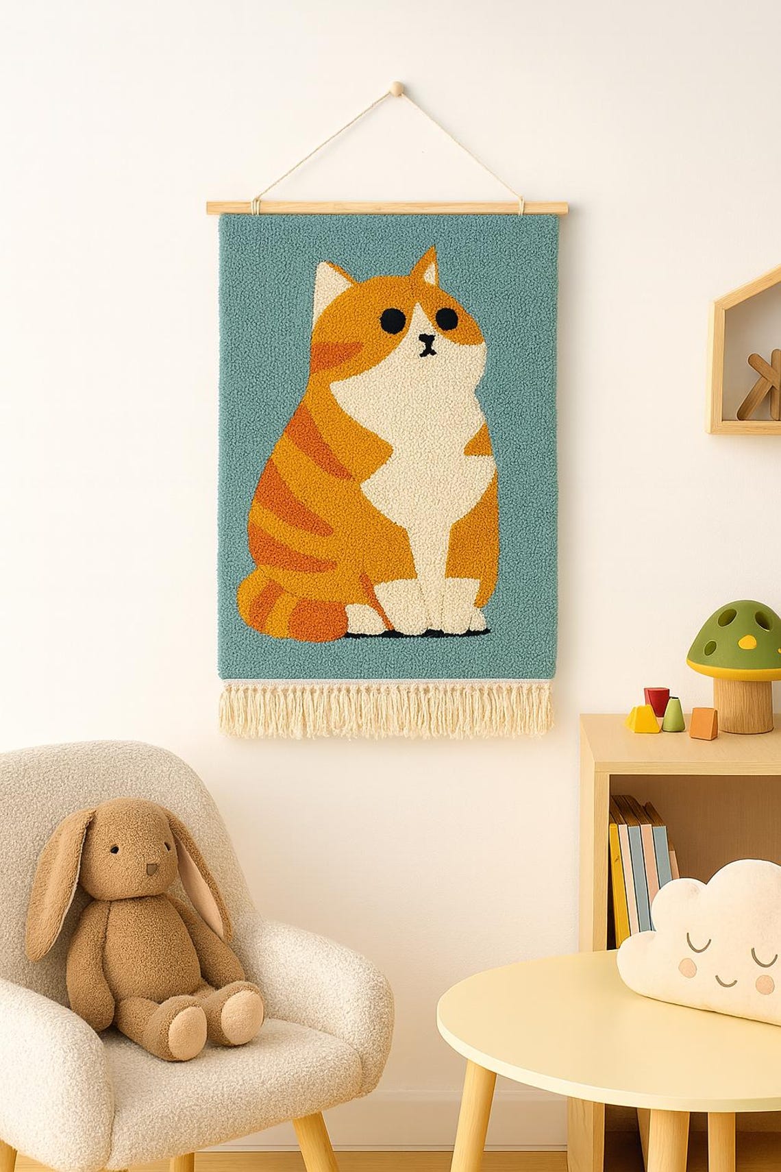 Cat Punch Needle Printable Pattern for Beginners / Instant Download ...