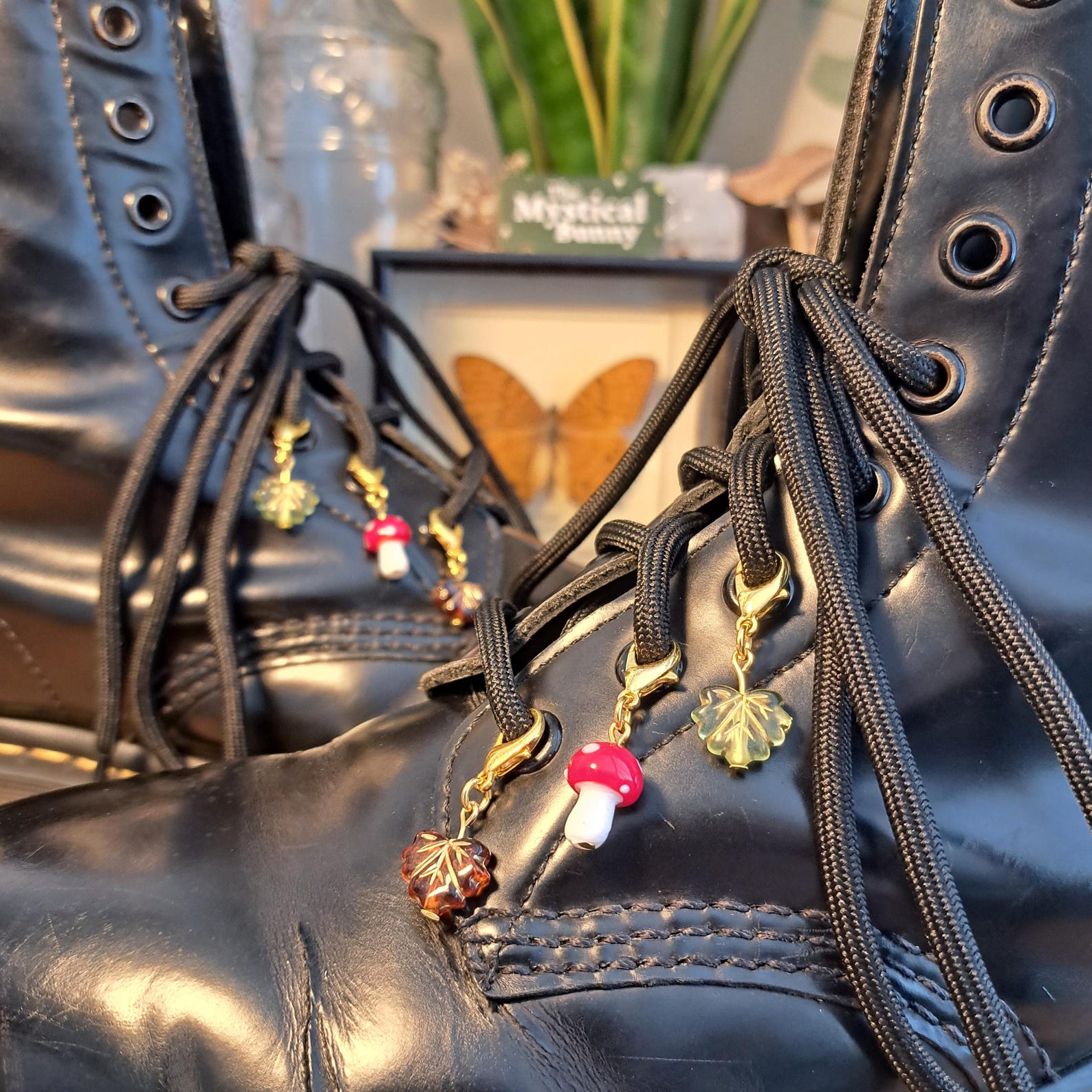Set of 6 Fairycore Shoe Lace Charms. Gold or Silver. Clip on Shoe ...