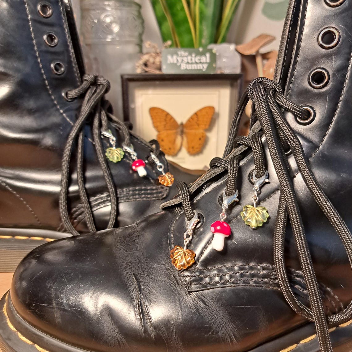 Set of 6 Fairycore Shoe Lace Charms. Gold or Silver. Clip on Shoe ...