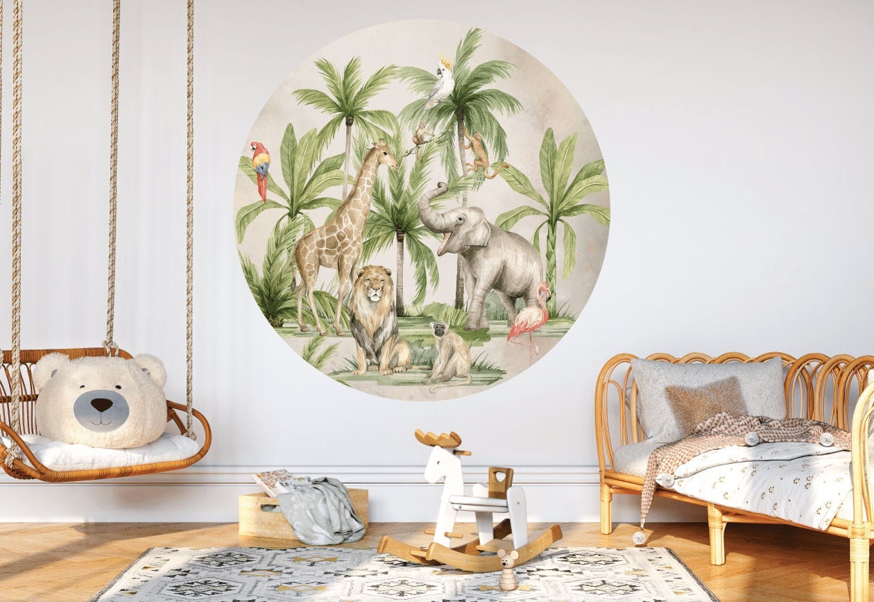 Large Jungle Wall Decal - Etsy