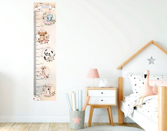 Personalised Height Chart Sticker Nursery Growth Chart Decal | Etsy