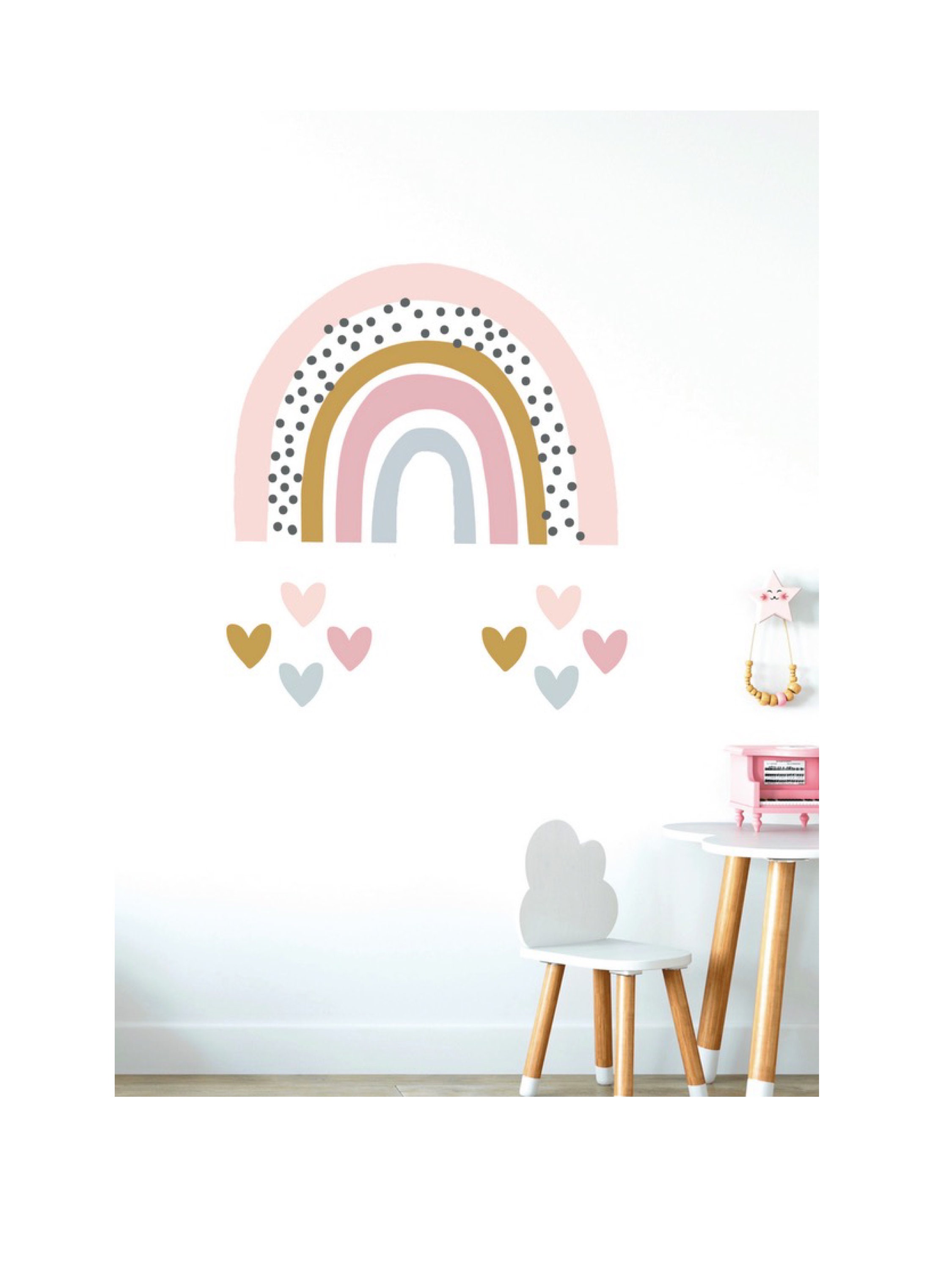 Rainbow Wall Decal Rainbow Wall Stickers Large Rainbow Wall - Etsy UK