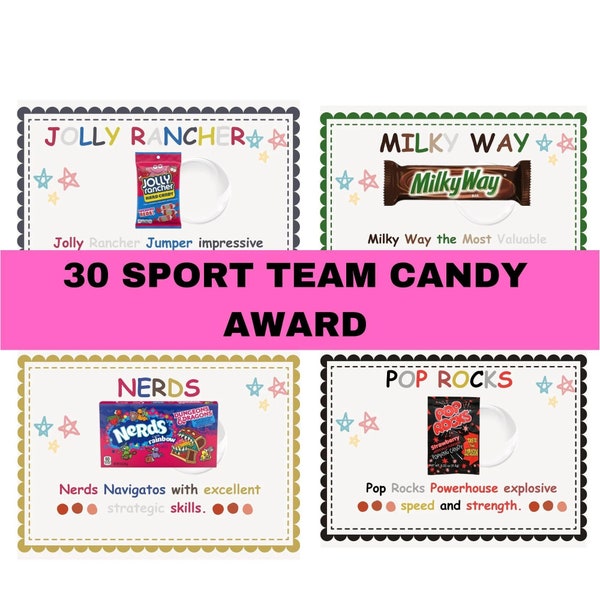 Candy Bar Awards - Etsy