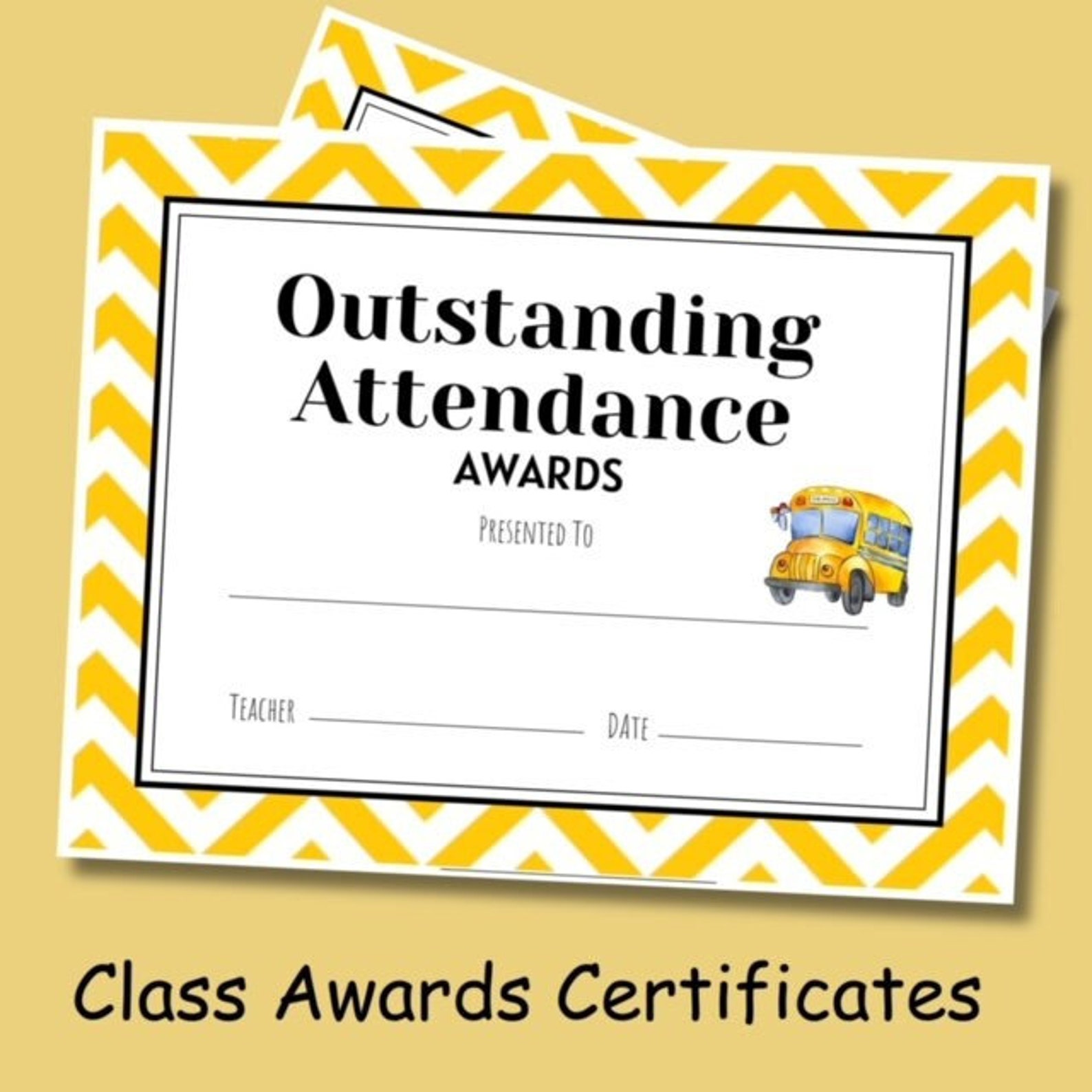 Class Awards Students, End of Year Certificates, Printable and Editable ...