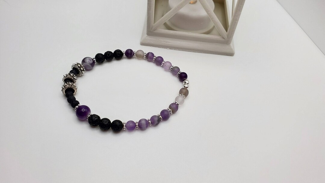 Essential Oil Diffuser | Fidget/spinner Bracelet | Lava Beaded Diffuser ...