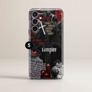 Vampire Phone Case Horror Gothic Cover Fit for Samsung S25 S24 S23 S22 ...