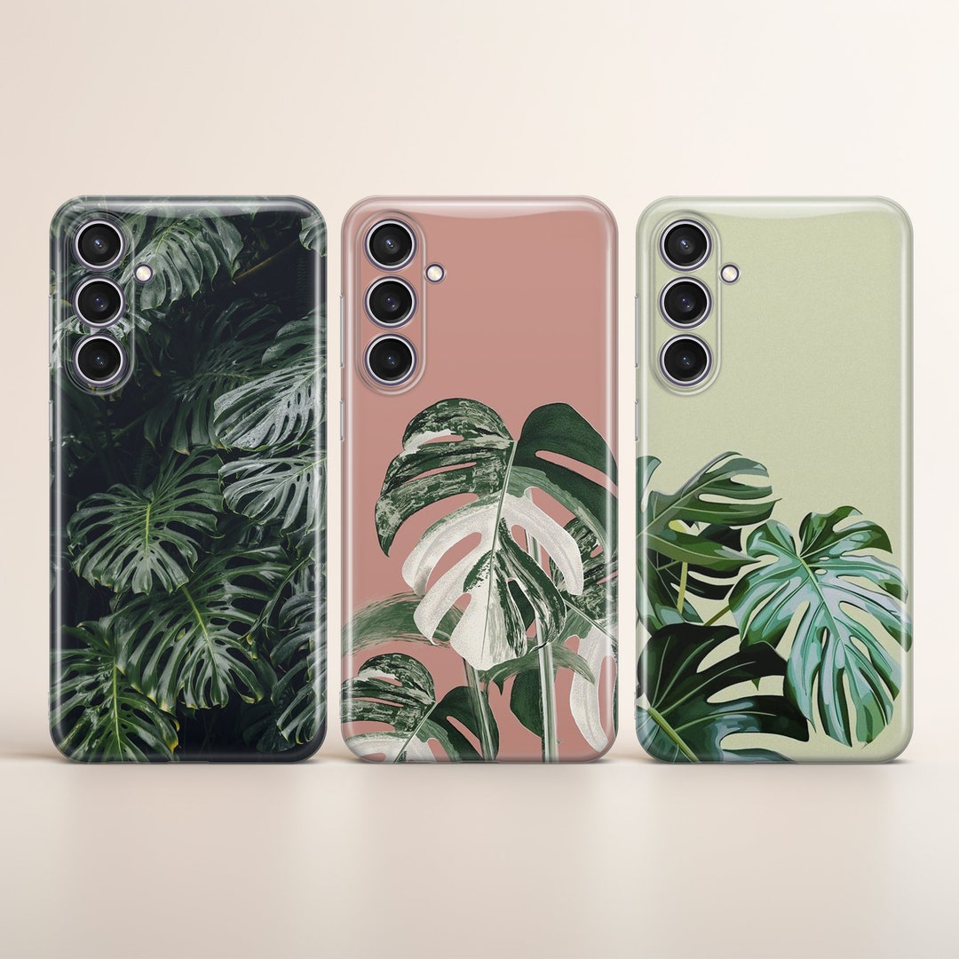 Plant Phone Case Monstera Tropical Cover Fit for Samsung S25 S24 S23 ...