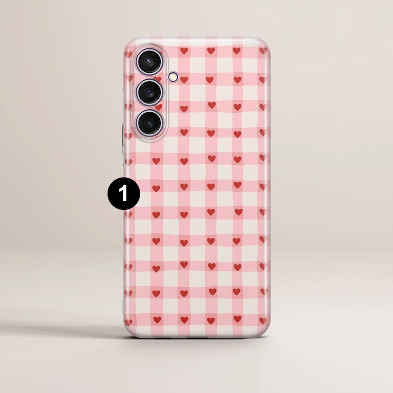 Heart Phone Case Cute Valentine’s Cover Fit for Samsung S26 S25 S24 S23 ...