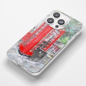 London Phone Case British Red Cover Fit for iPhone 15 Pro Max, 14, 13 ...