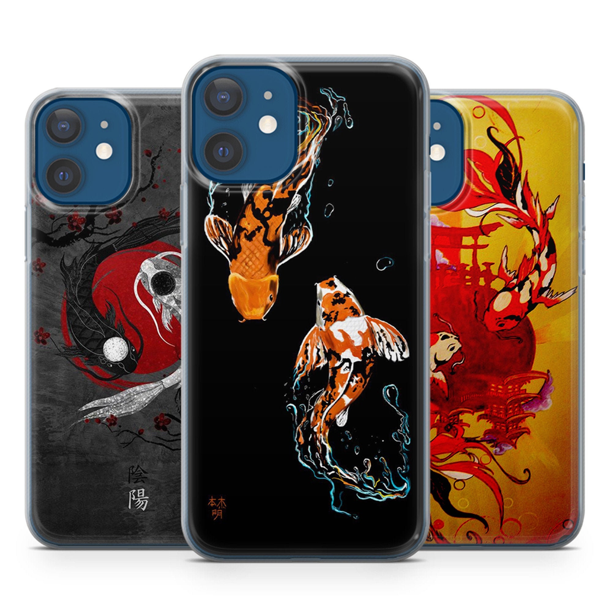 Koi Fish Phone Case Japan Art Cover Fit for Iphone 13 Pro | Etsy