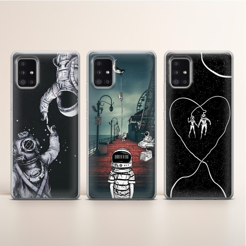 Astronaut Phone Case, Space Cover Fit for Samsung S26 S25 S24 S23 S22 ...