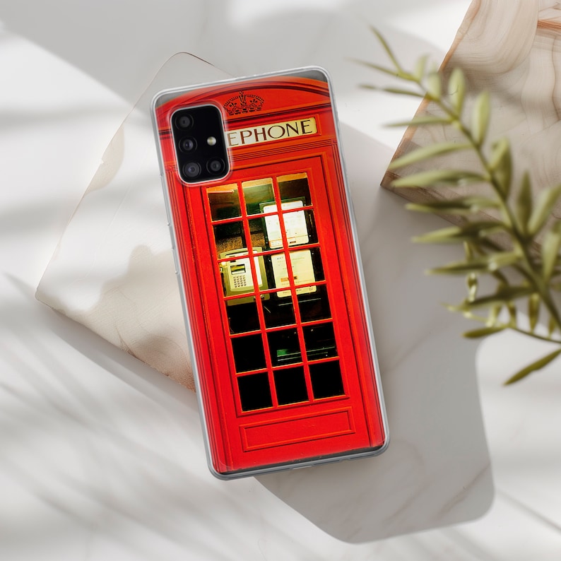 London Phone Case British Red Cover Fit for Samsung S26 S25 S24 S23 S22 ...