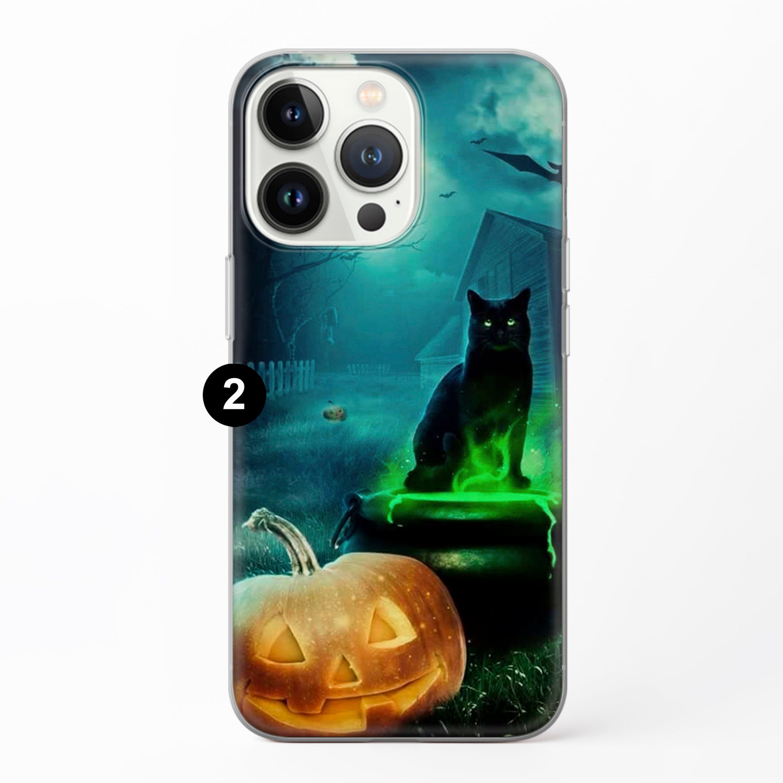 Halloween Phone Case Autumn Cover Fit for iPhone 17 16 15 14 13 12 Pro ...