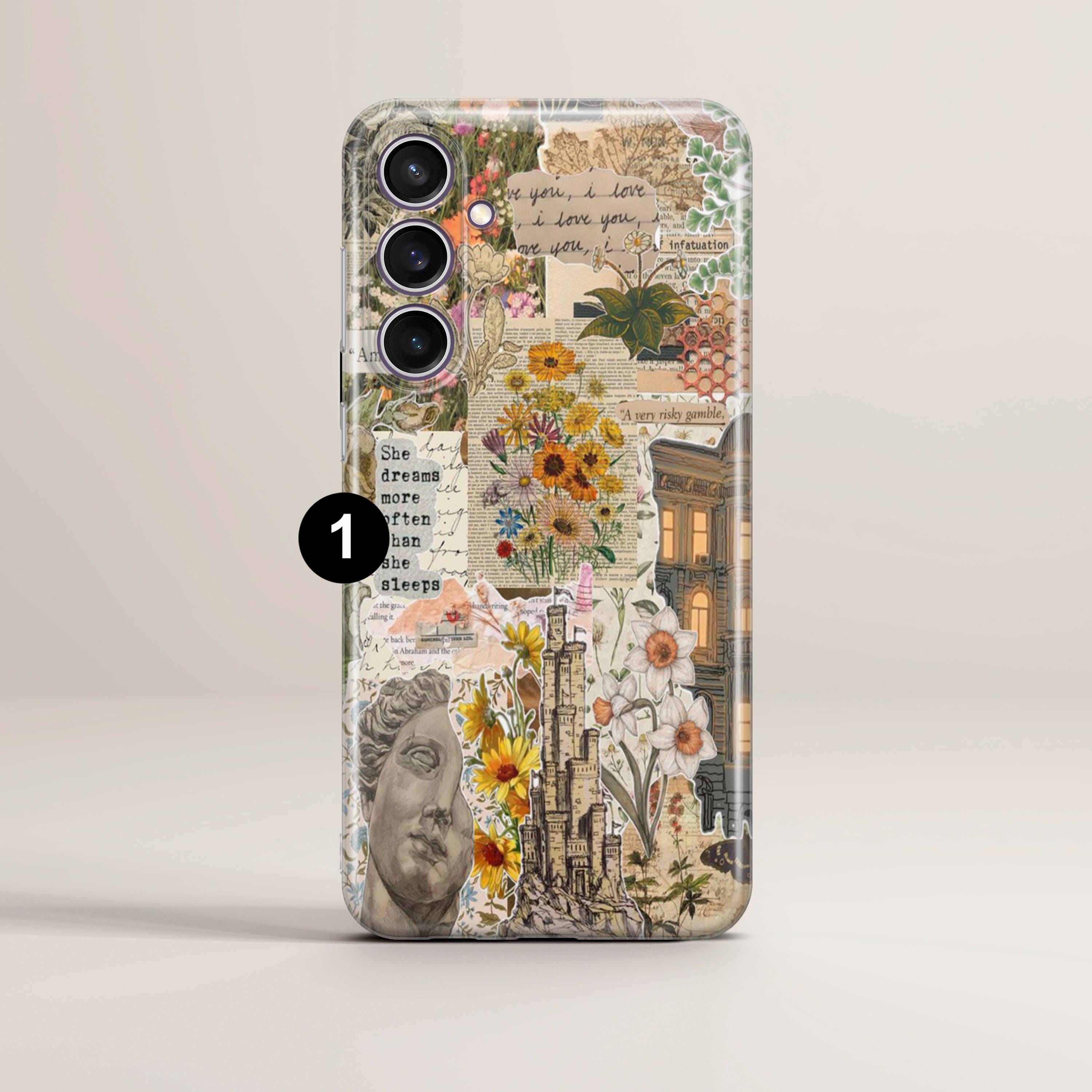 Cottagecore Phone Case Floral Collage Cover Fit for Samsung S26 S25 S24 ...