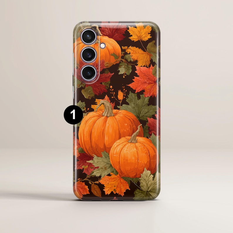 Pumpkin Phone Case Cozy Fall Autumn Cover Fit for Samsung S26 S25 S24 ...