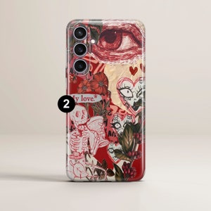 Gore Eyeball Phone Case Creepy Eyes Cover Fit for Samsung S26 S25 S24 ...