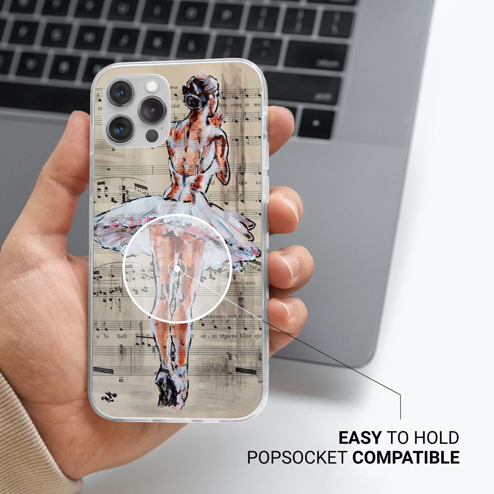 Ballet Phone Case Ballerina Cover Fit for iPhone 17 16 15 14 13 12 Pro ...