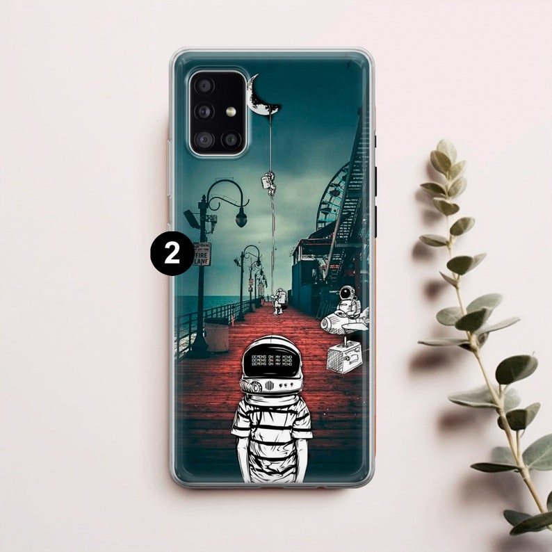 Astronaut Phone Case, Space Cover Fit for Samsung S26 S25 S24 S23 S22 ...