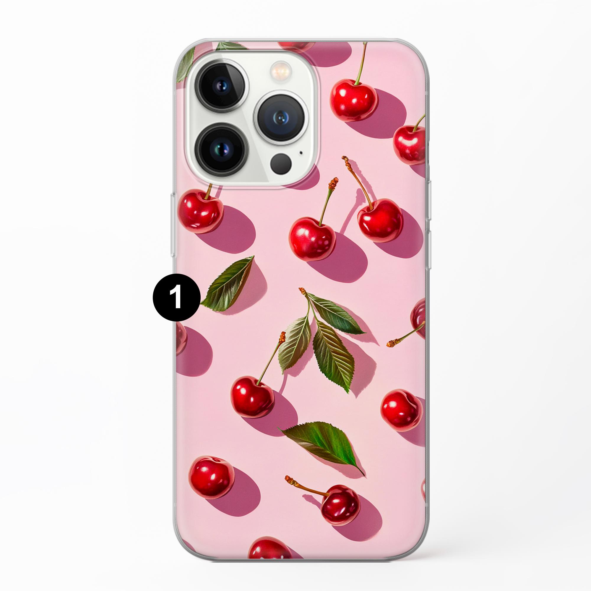 Red Cherry Phone Case Coquette Leaves Cover Fit for iPhone 17 16 15 14 ...