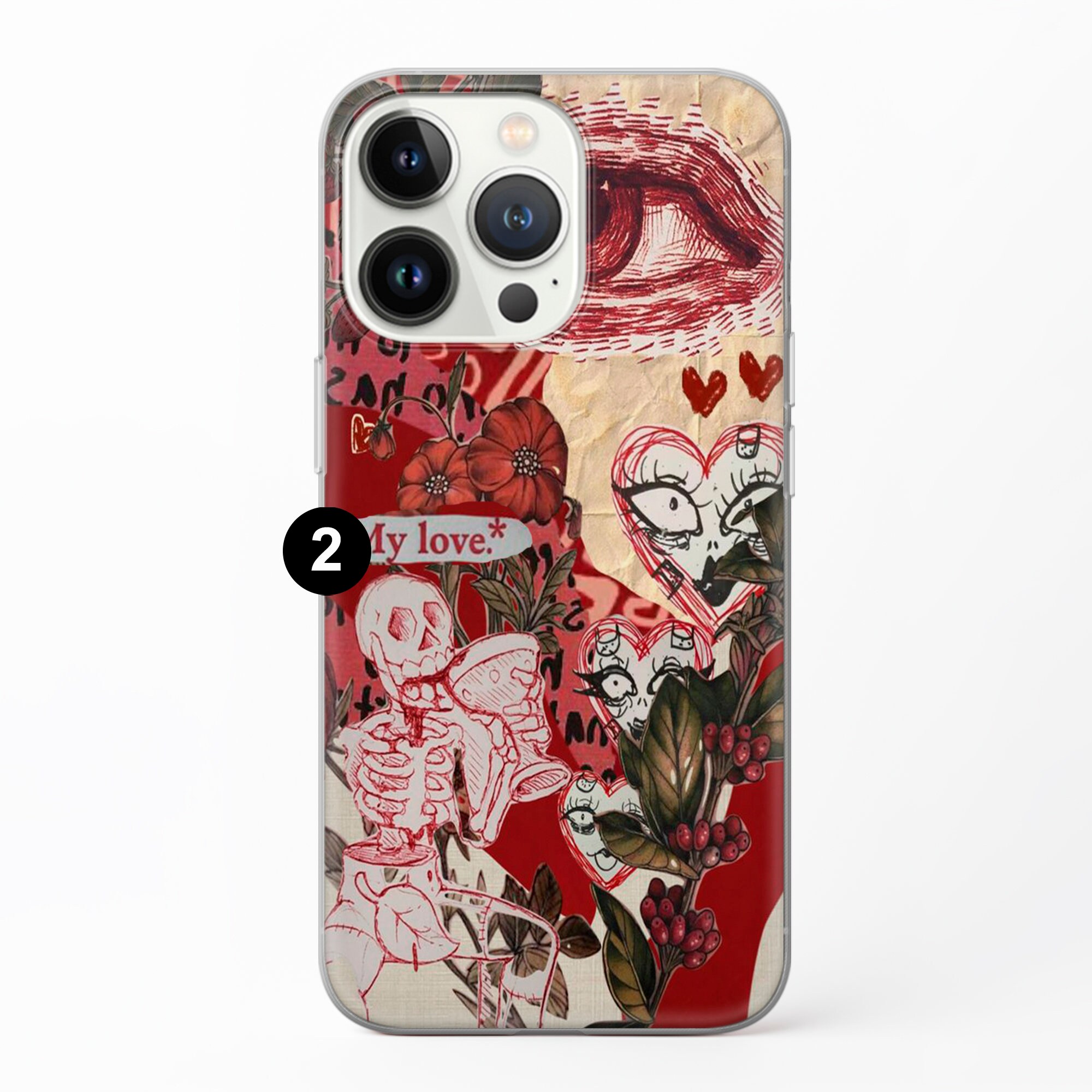 Gore Eyeball Phone Case Creepy Eyes Cover Fit for iPhone 17 16 15 14 13 ...
