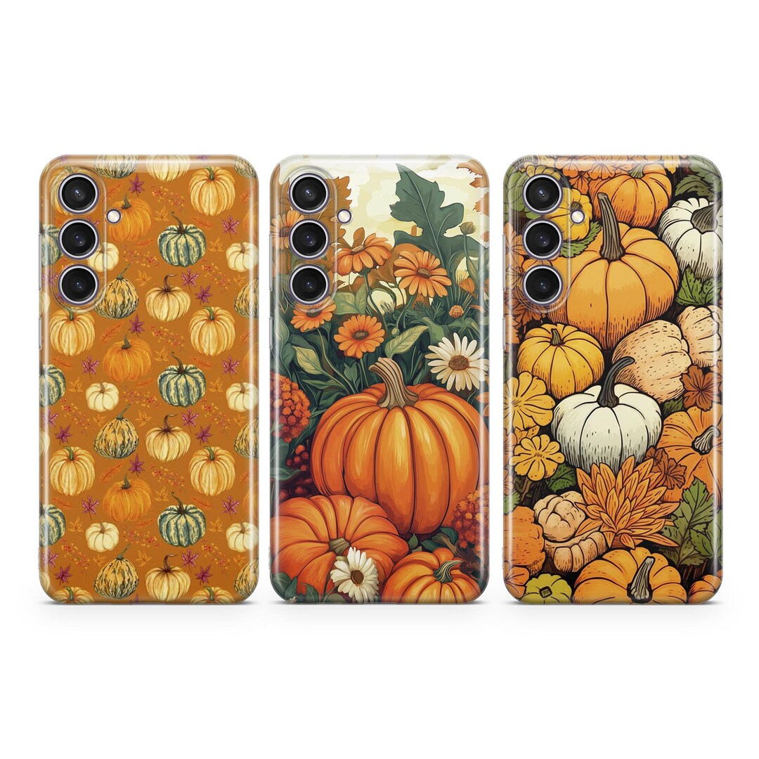 Autumn Phone Case Halloween Pumpkin Cover Fit for Samsung S26 S25 S24 ...