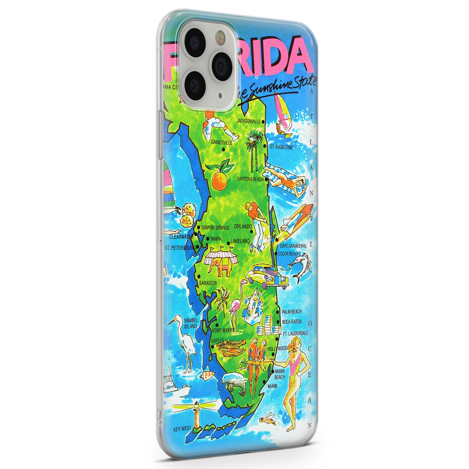 Pin up Phone Case Florida Cover Fit for Iphone 14 Pro 13 - Etsy